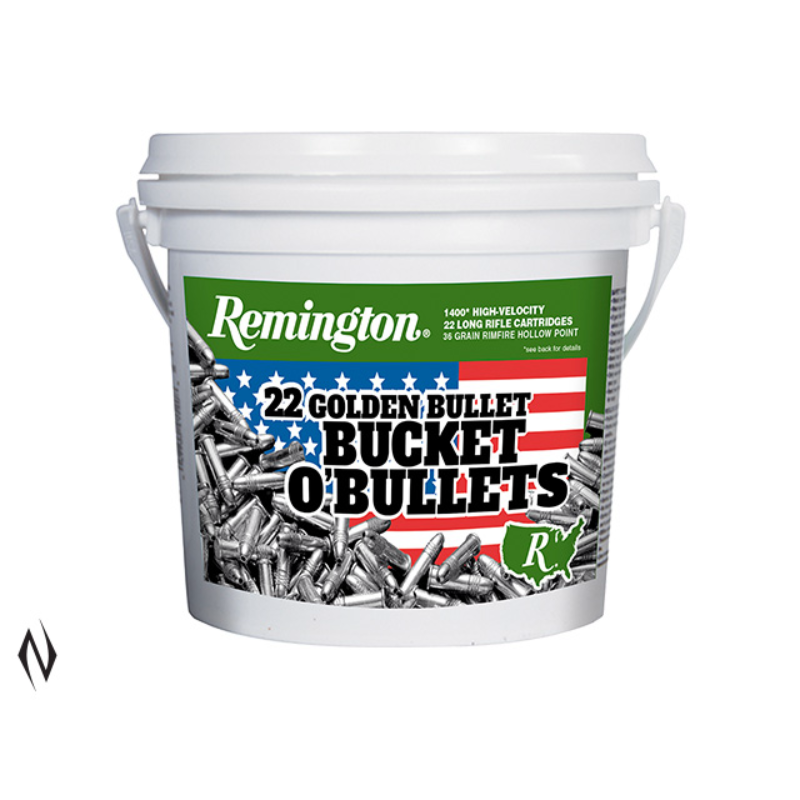 NIOA NZ | REMINGTON 22LR Golden Bullet 36gr PHP HV 1400 RND BUCKET 1622B