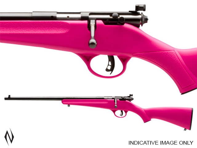 NIOA NZ | SAVAGE RASCAL SINGLE SHOT 22LR PINK LEFT HAND